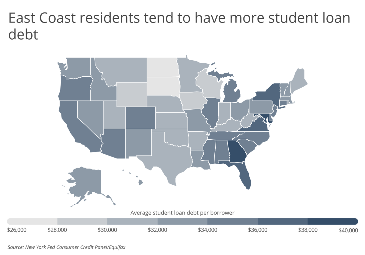 States With the Most Student Loan Debt - Smartest Dollar